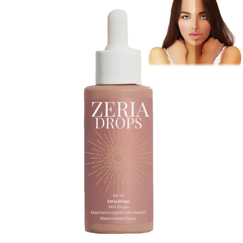 Supplement with Pure Supports AdvancedZeria Sunless Tanning Drops - ZERIA Drops To Naturally ...