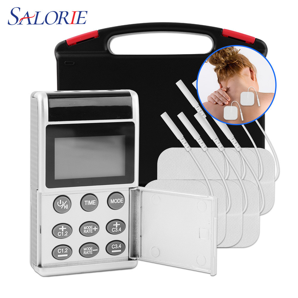 Salorie 3 in 1 Rechargeable TENS/EMS Message Machine 48 Modes Muscle ...