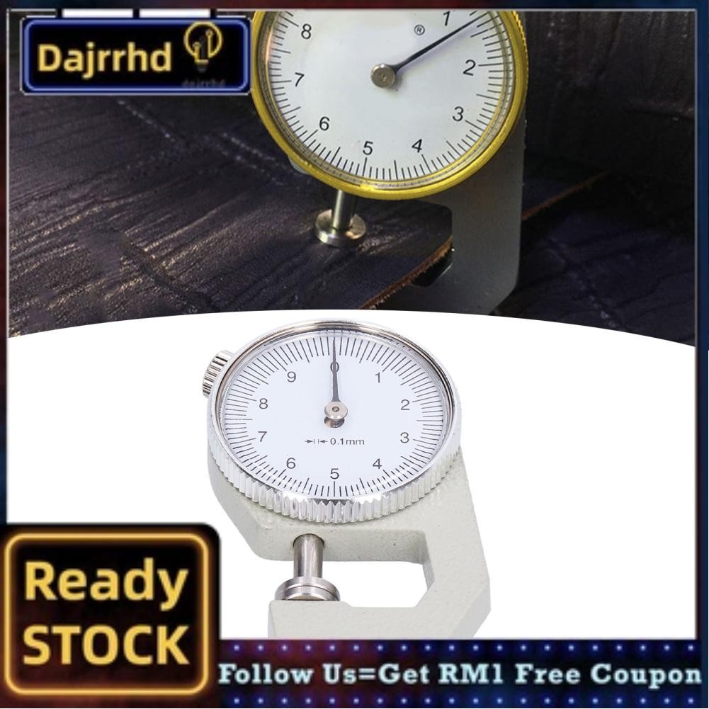 Dajrrhd Round Dial Metal Plastic Thickness Gauge Accurate Measurement ...