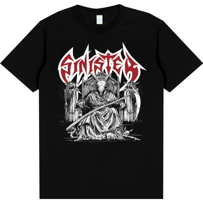 New Premium Music T-Shirt Sinister Die Metal Band | Shopee Malaysia