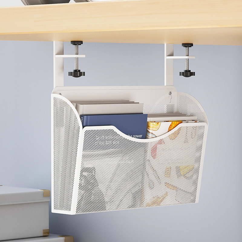 Shopee Official Under Desk Shelf Under Desk Hanger Bookshelf Storage ...