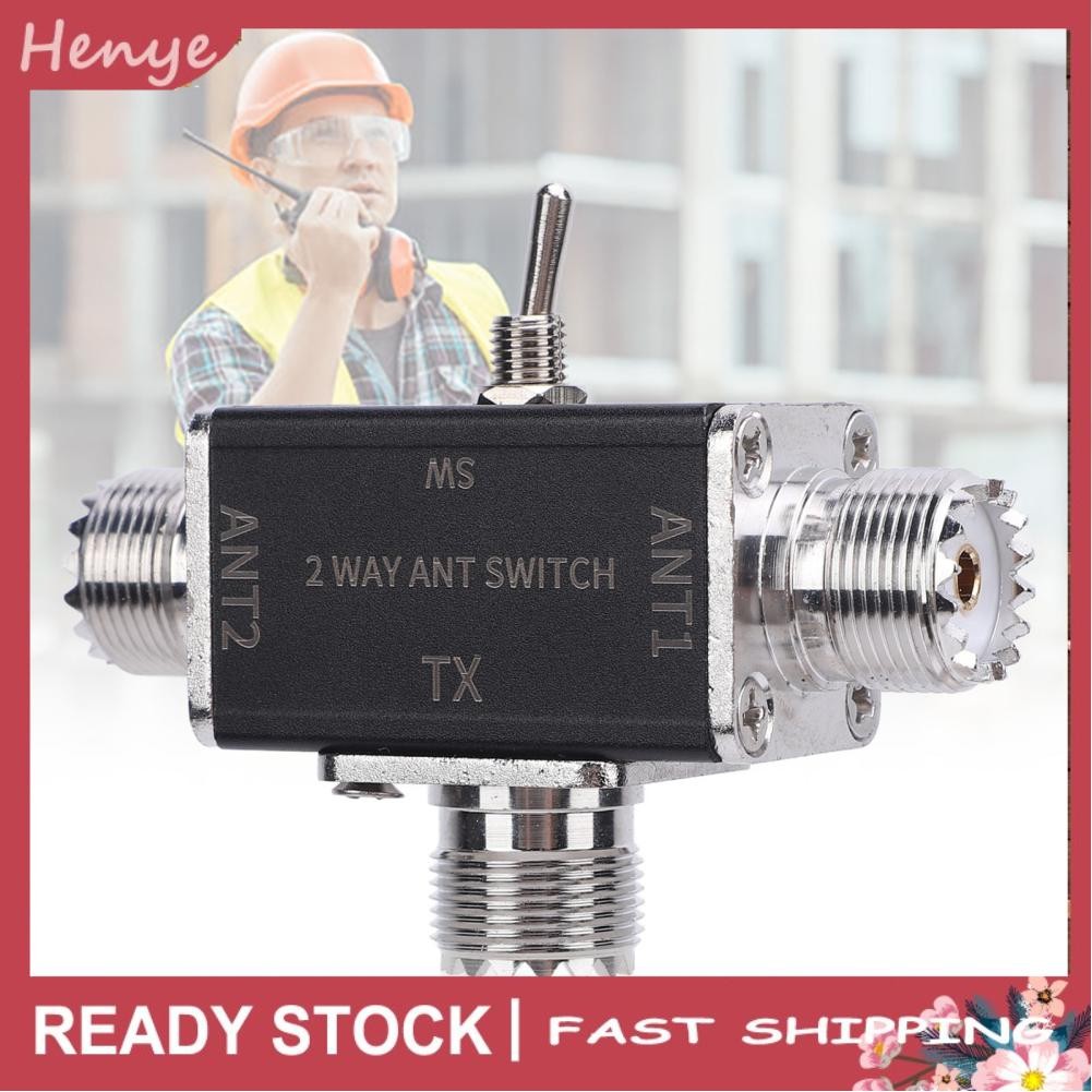Henye 2 Position Coaxial Switch for 1 to 30MHz HAM CB HF VHF UHF Radio ...