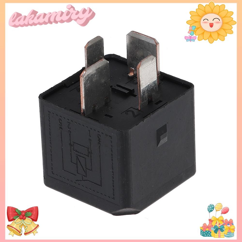LAKAMIRY Power Relay, Metal 12VDC Automotive Relay, Replacement 4 Pin ...