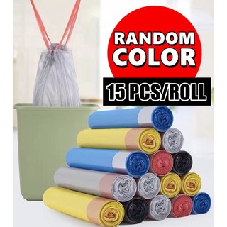 Automatic Closing Tie On Garbage Bag Bags With Rope Easy Pull 45cmx50cm ...