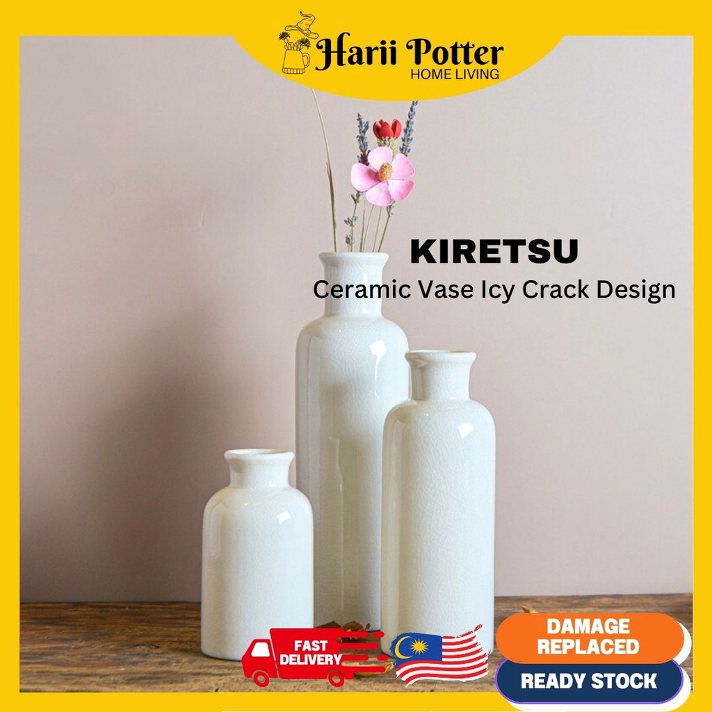 Aesthetic Set Nordic White Ceramic Vase Decoration Pasu Ceramic Tall ...