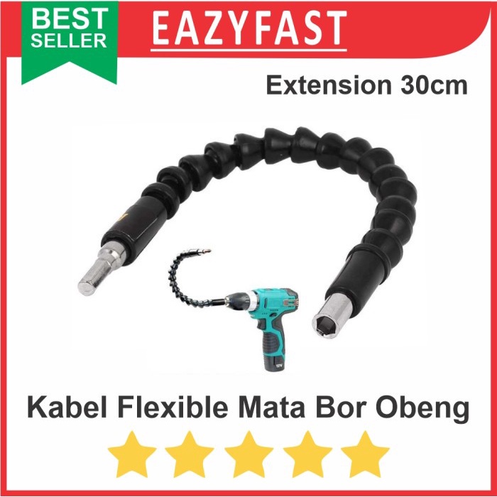 MATA Flexible Cable Extension Shaft Hex Shank Screwdriver Drill Bit ...