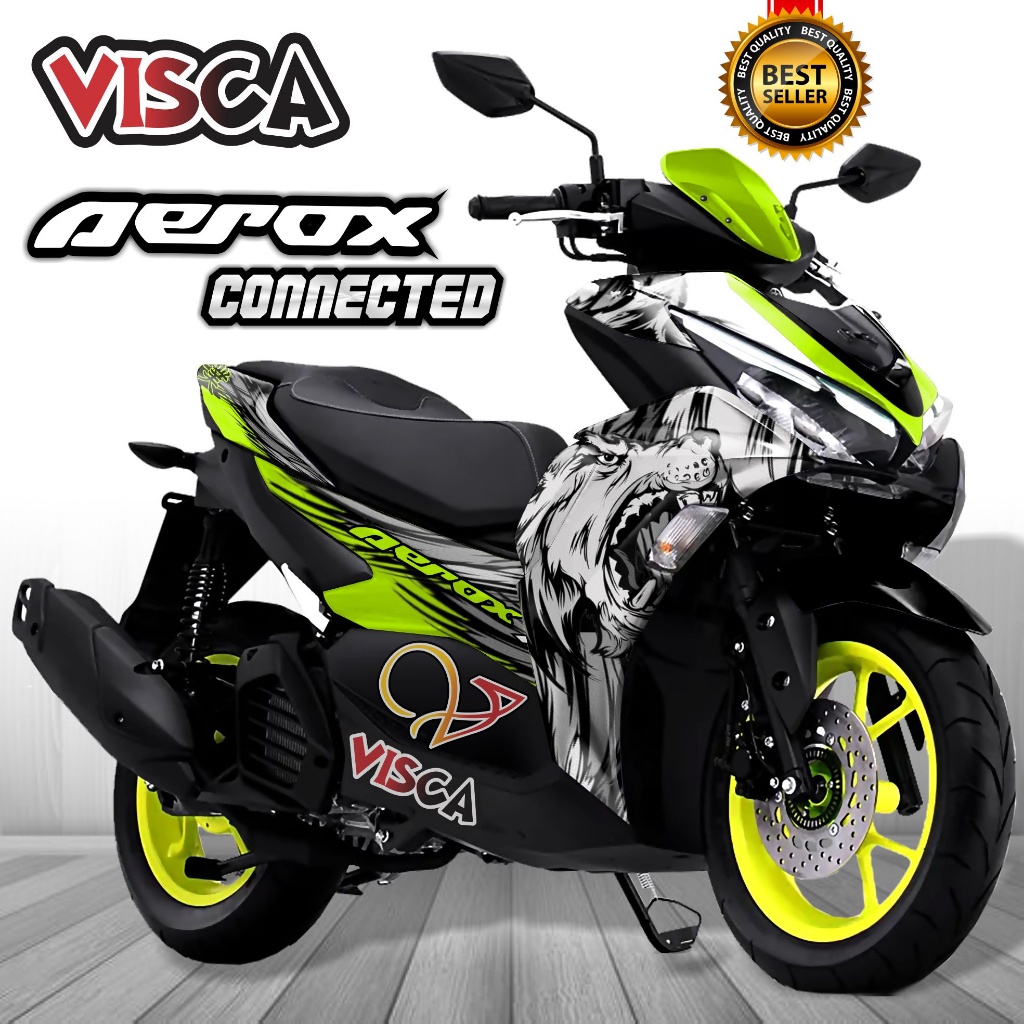 Aerox 155 Connected Decal 2021 2022 Full Body Aerox 155 Connected ...