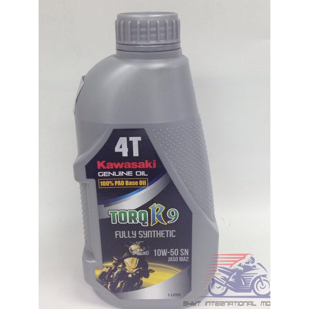 Kawasaki Genuine 4T Engine Oil TORQ R9 Fully Synthetic 10W-50 1L ...
