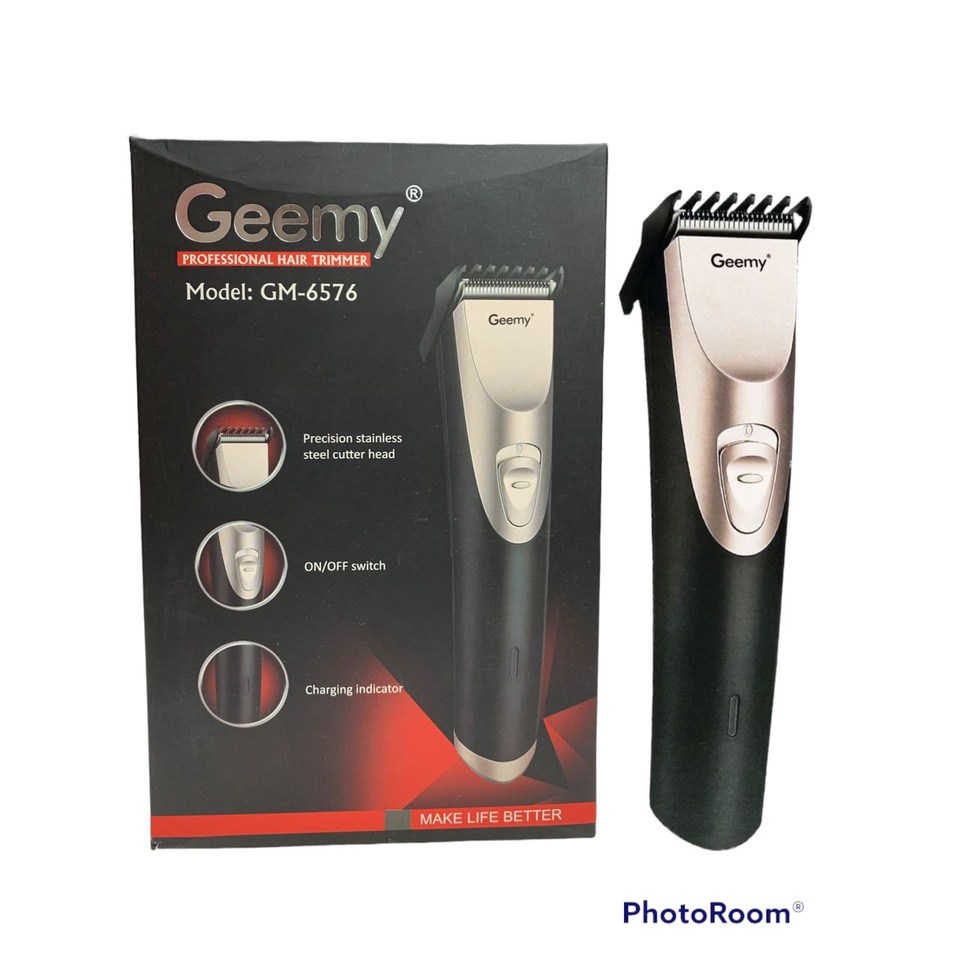 GEEMY PROFESSIONAL TRIMMER MACHINE GM-6576 chargeable shaving mesin Malik Mall | Shopee Malaysia