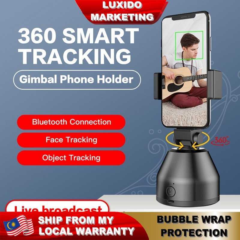 Smart Auto Tracker Phone Holder Follow Shooting Selfie Intelligent ...