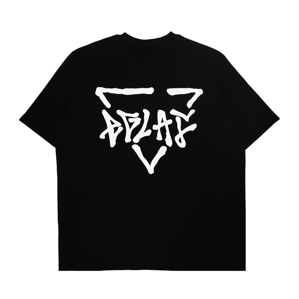 EGLAF Crack Logo Oversize T-Shirt Black | Shopee Malaysia