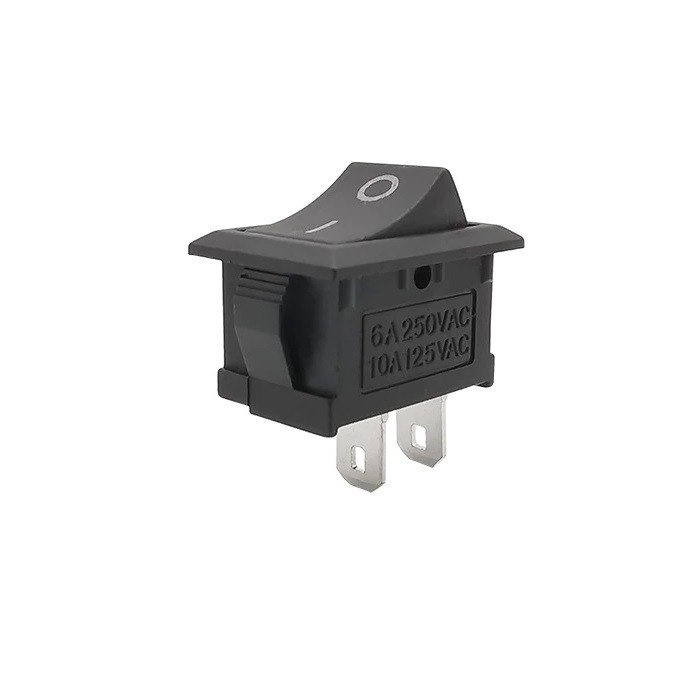 15mm x 21mm 2 Pin Switch 6A 250V AC Power Rocker Switch - KCD1-101-2P ...