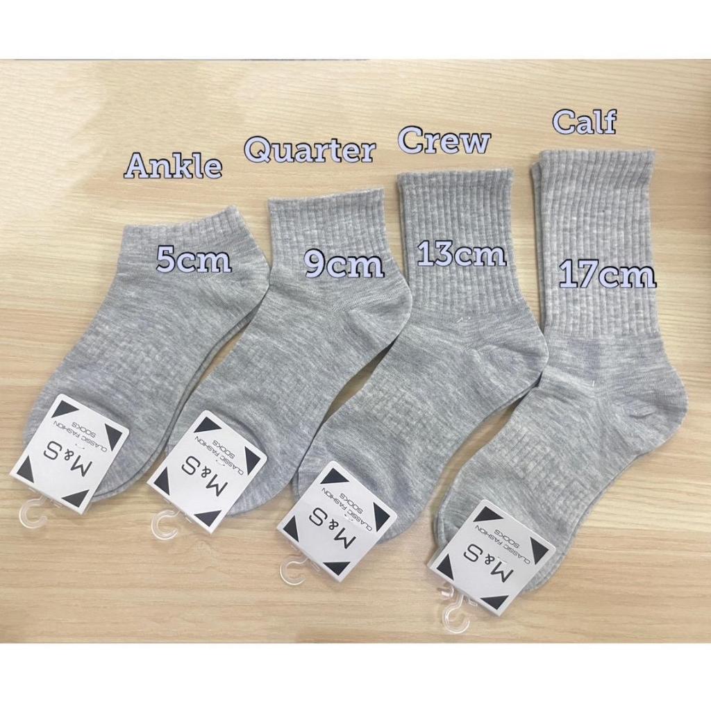 Stokin Cotton Unisex Socks Sport Running Scholl Lelaki Perempuan ...