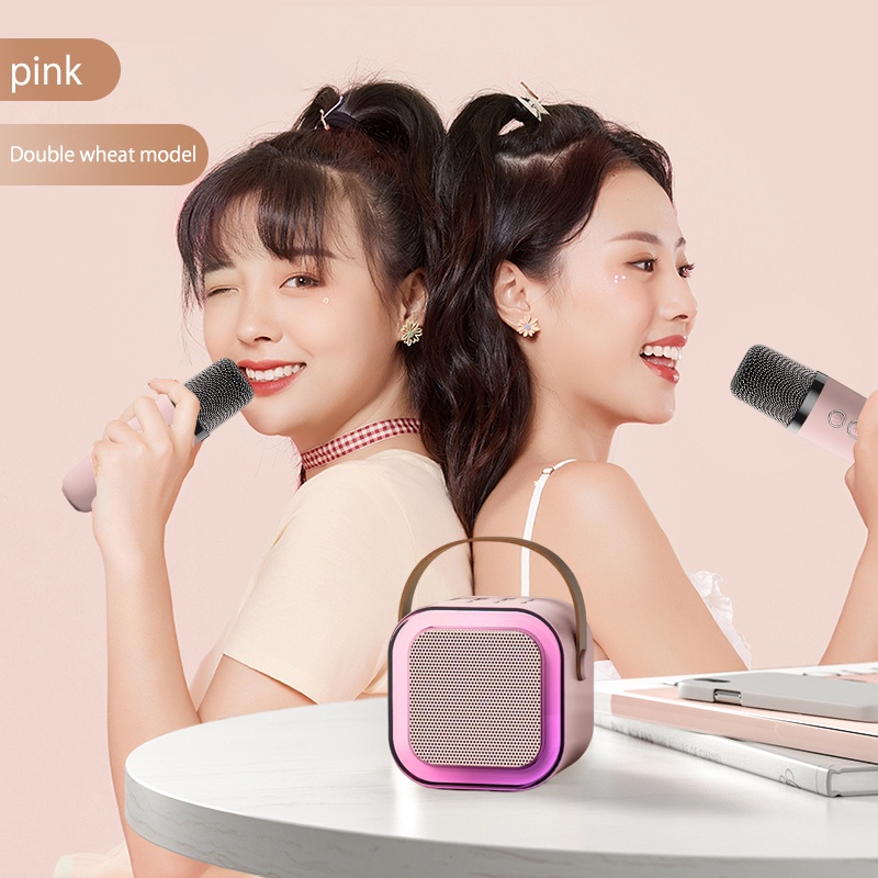Wireless Karaoke Speaker With Karaoke Bluetooth Microphone K12 Home KTV ...