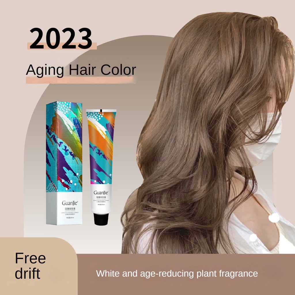 🔥HOT🔥【Plant Extracts&Nonirritating】 Hazelnut Ash Brown Non-Bleaching ...