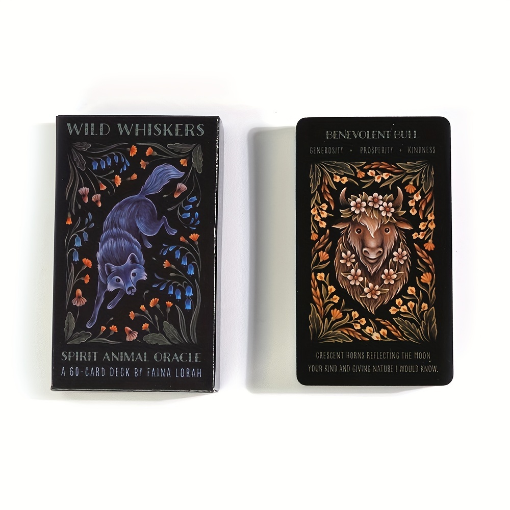 Wild Whiskers Oracle Deck Spirit Animal Oracle Cards Fate Divination ...