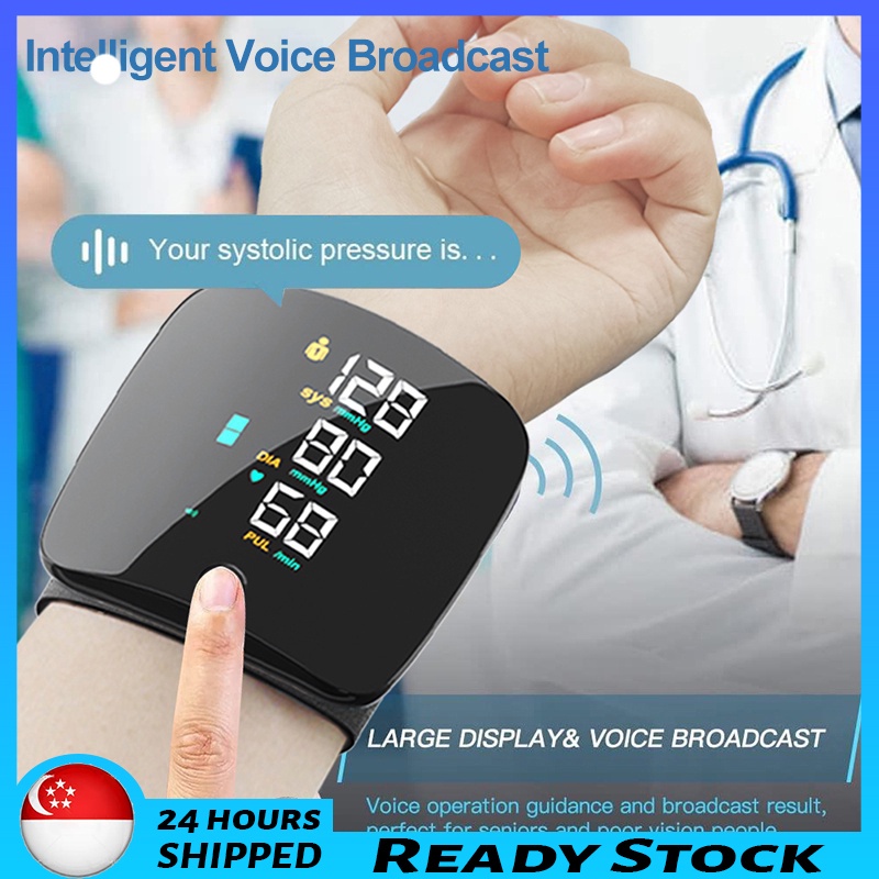 Rechargeable Wrist Blood Pressure Monitor High BP Blood Pressure ...