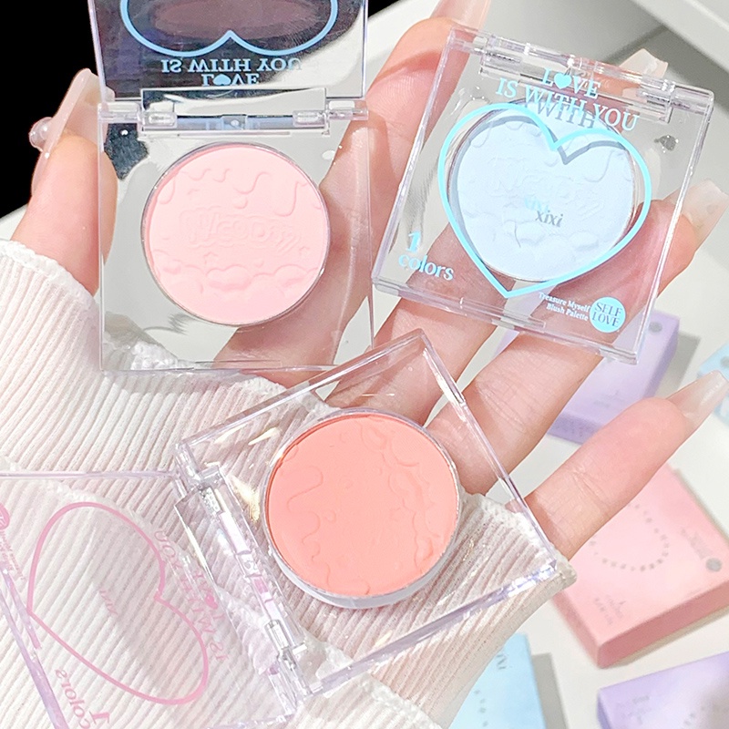 Xixi Cosmetics Monochrome Rosy Blush Pink Cheekbones Long Lasting ...