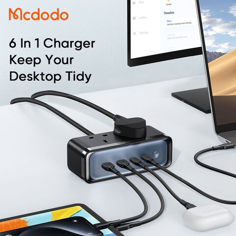 Mcdodo 459 70W PPS Pd3.0 Qc4.0 Extension Lead Cord 2AC Outlet Universal ...