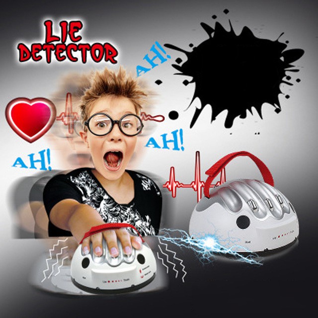 Lie Detector Six Finger Electric Shock Lie Detector Toys Shocking Game ...