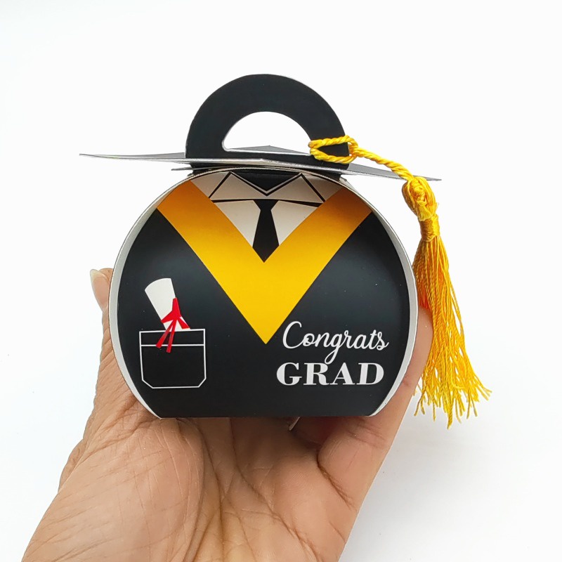 24pcs Graduation Cap Gift Box Graduation Party Favors Graduation Candy ...