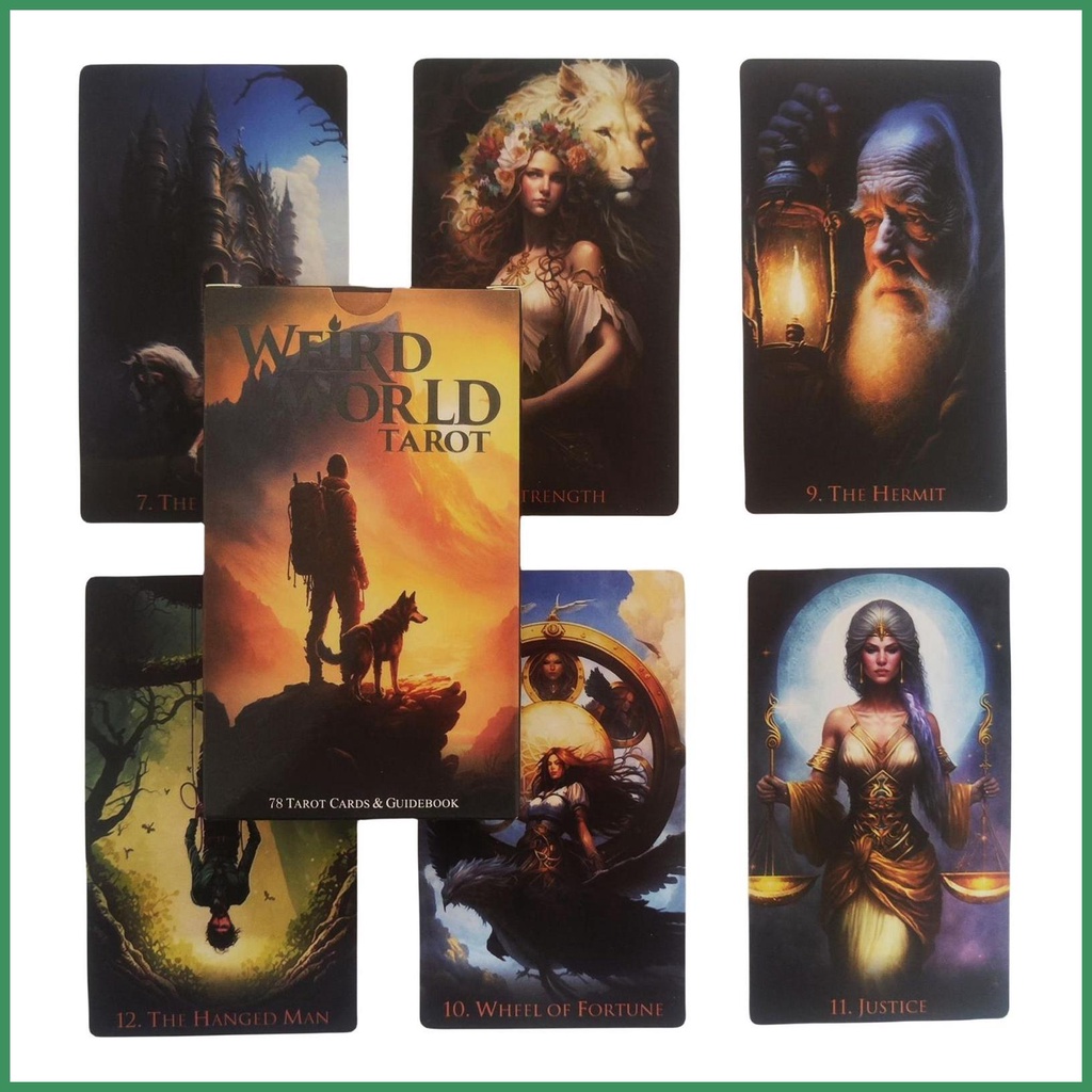 Standard Tarot Decks Weird World Tarot Fortune Telling Game Divination ...