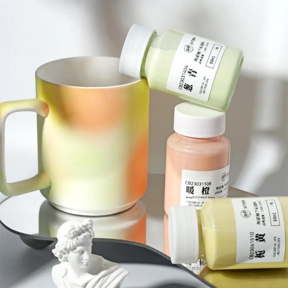 80ML Light Color Ceramic Underglaze Color Pigment Hand-painted ...