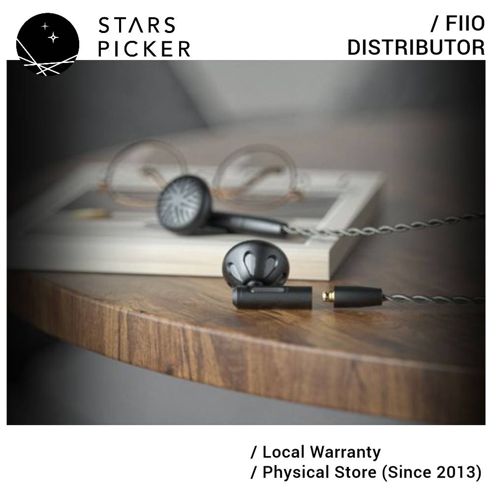 FiiO FF5 Carbon-based 14.2mm Dynamic Driver Earbuds With 3.5mm/4.4mm ...
