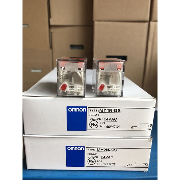 Relay New MY2N-GS MY4N-GS Free Socket 12VDC 24VDC 220vac | Shopee Malaysia