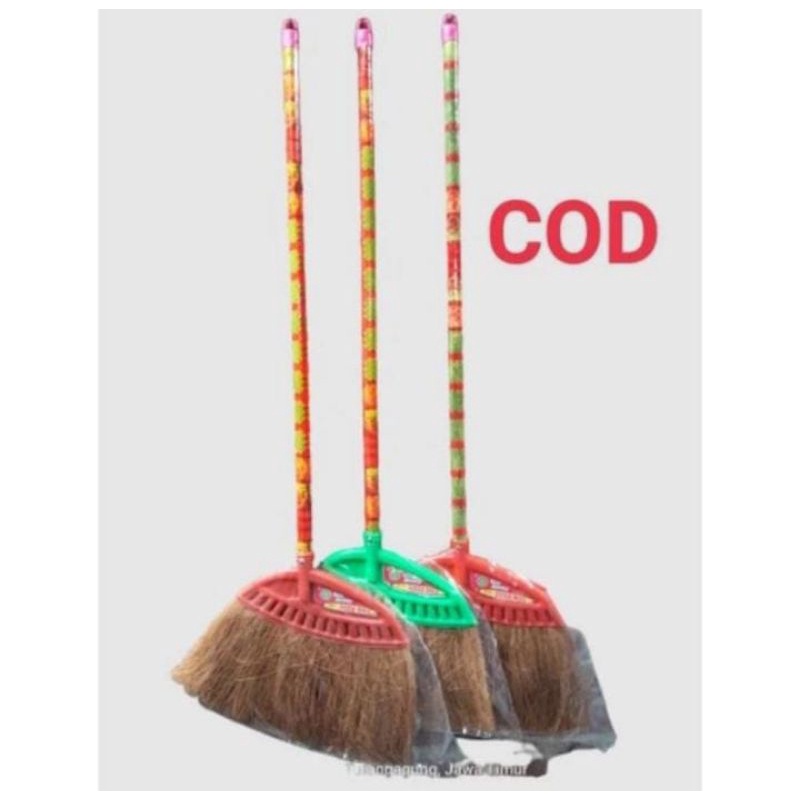 Tepes Floor Broom, Traditional Broom For Coconut Coir Broom | Shopee ...