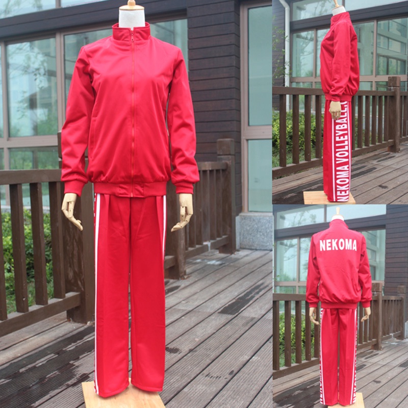 New Haikyuu!! Nekoma High School Coat Jacket Cosplay Costume Sport ...