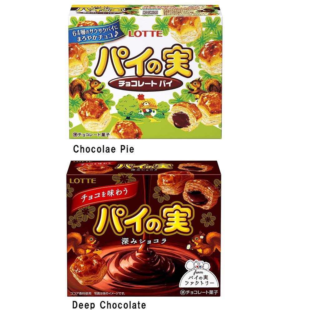 Japanase Lotte Chocolate/Deep Chocolate Pie Biskuit Cookie 69G/ 73g ...