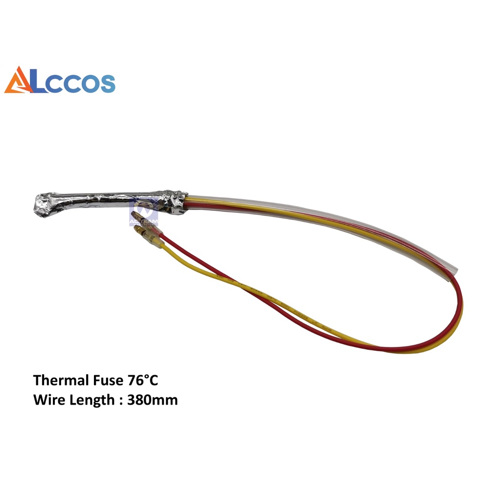 UNIVERSAL REFRIGERATOR THERMAL FUSE 76C (ALUMINIUM FOIL) | Shopee Malaysia
