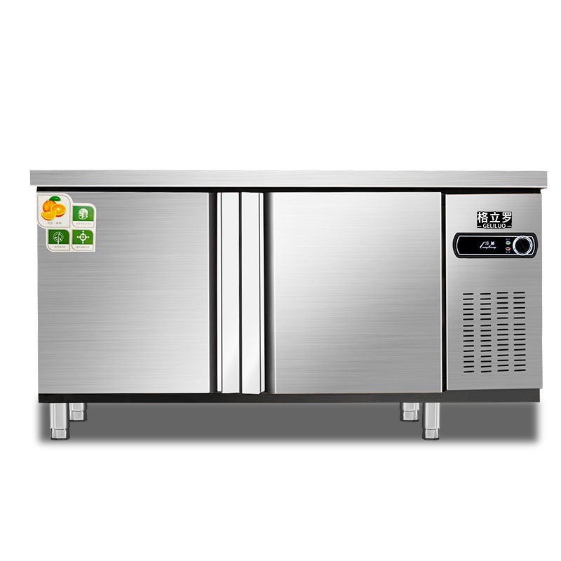 Workbench Freezer Commercial Stainless Steel Kitchen Console Flat Cold ...