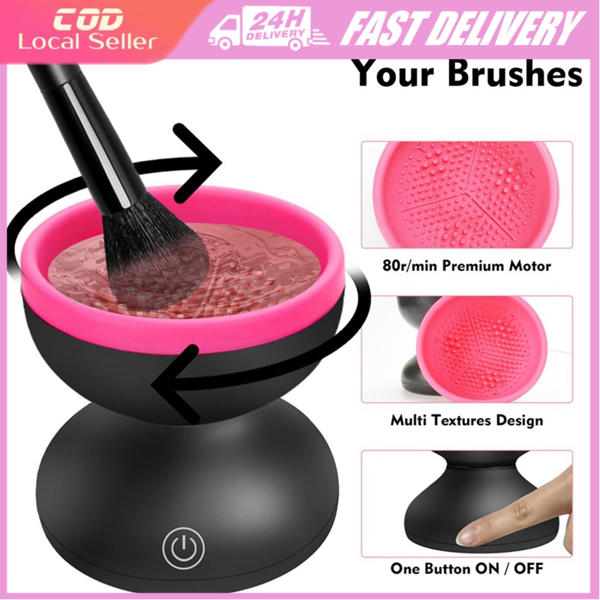 Portable Electric Makeup Brush Cleaner Machine Suitable for All Size ...