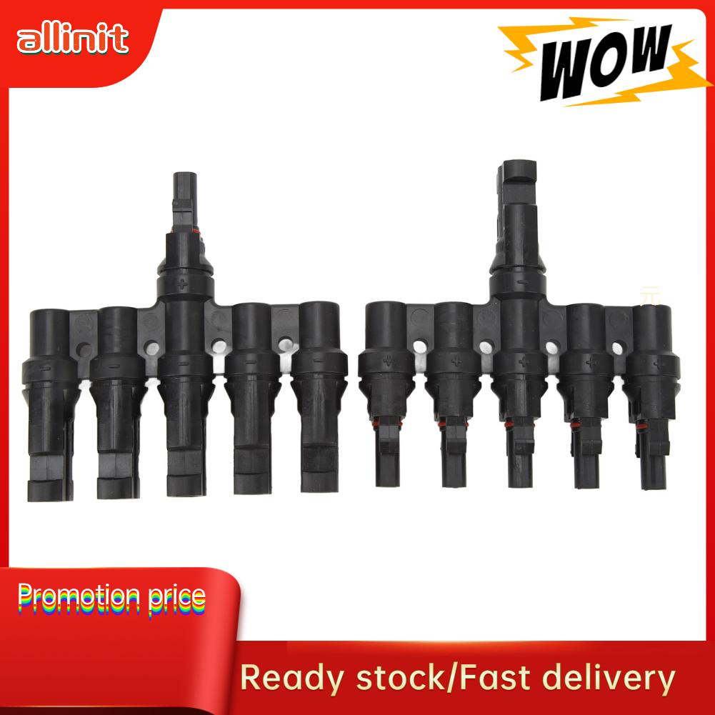 Allinit Solar Panel Splitter IP67 Waterproof Female Male T Connector ...