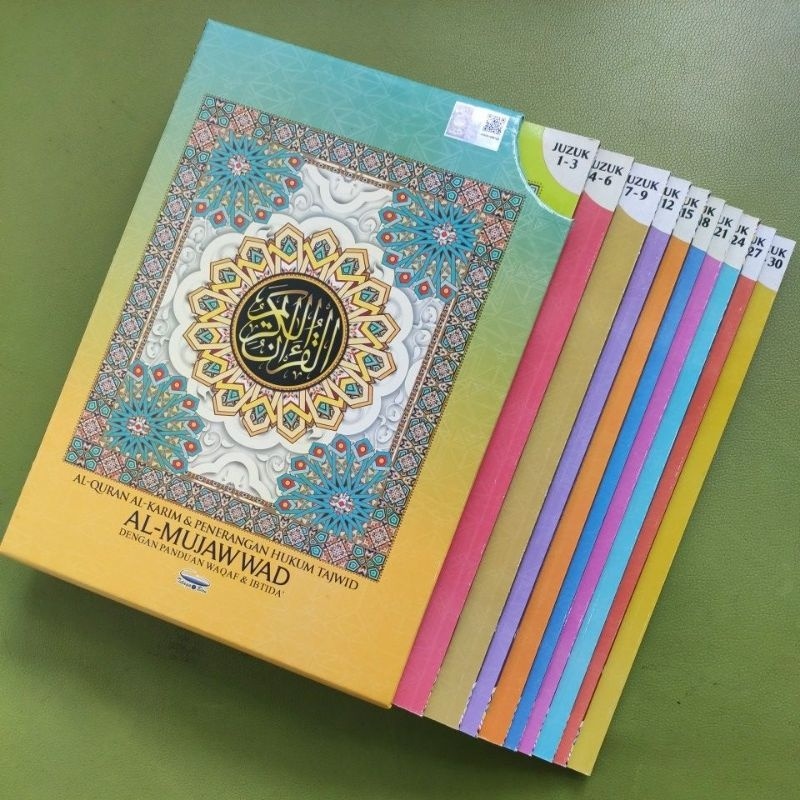 AL-MUJAWWAD (Per-3-Juzuk) AL-Quran Al-Karim & Penerangan Hukum Tajwid ...