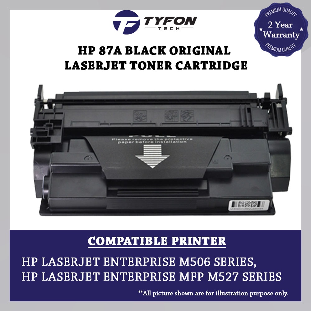 HP 87A Black Original LaserJet Toner Cartridge | Shopee Malaysia