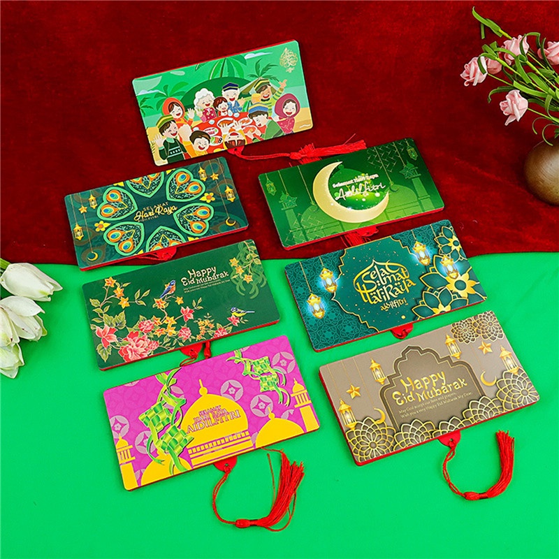 Folding Sampul Duit Raya 2024 Deepavali Eid Mubarak Angpao Folding ...