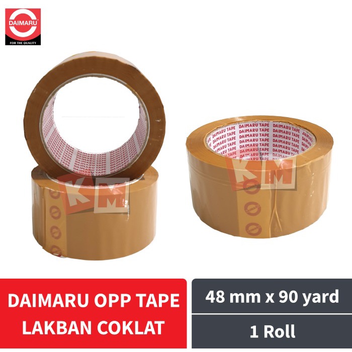 Daimaru Brown Duct Tape Opp Packing Tape 2 Inch / 48 mm x 90 yards (2 ...