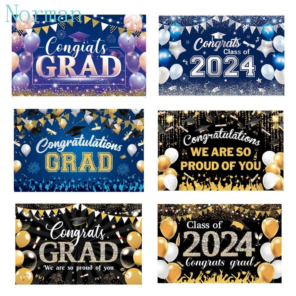 NORMAN Graduates Background Backdrop, Class of 2024 Graduation Ceremony ...