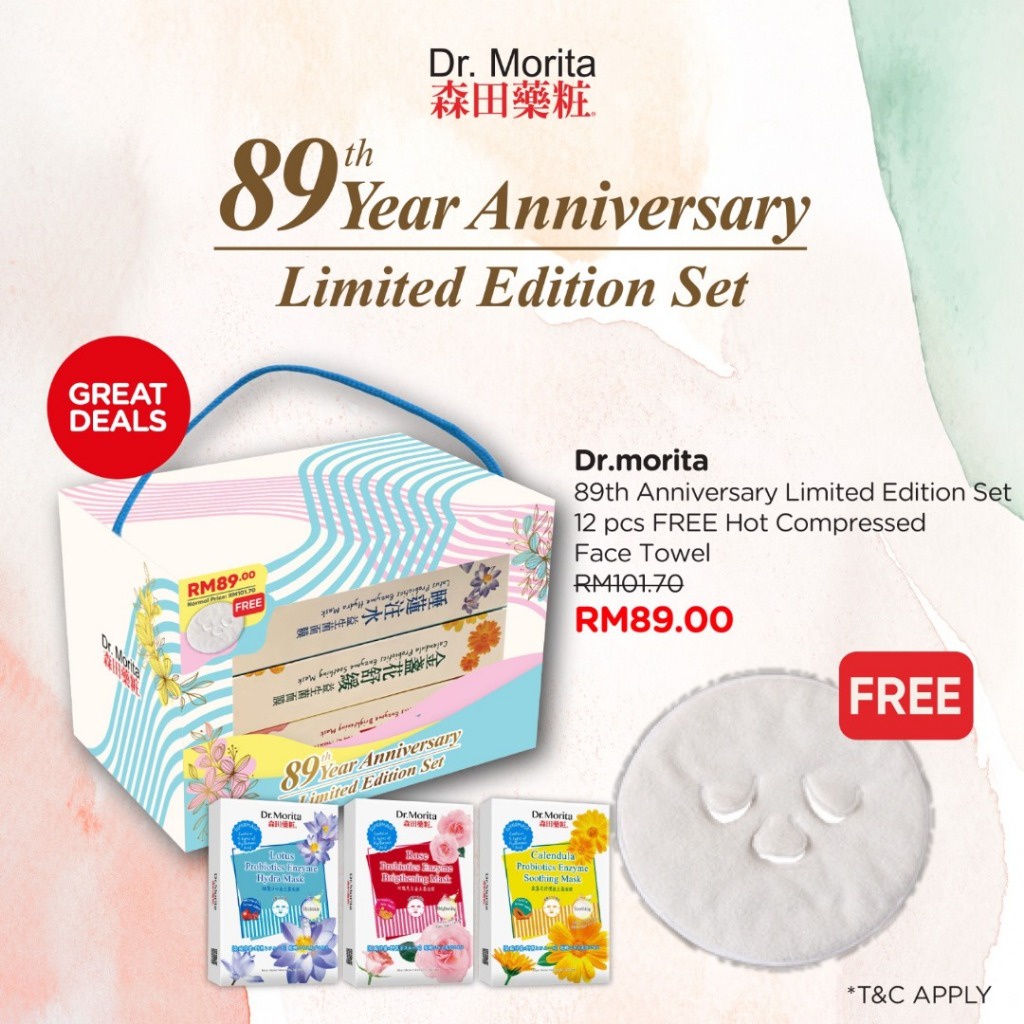 Dr Morita 89th Year Anniversary Limited Edition Set (WITH FREE GIFT) | Shopee Malaysia