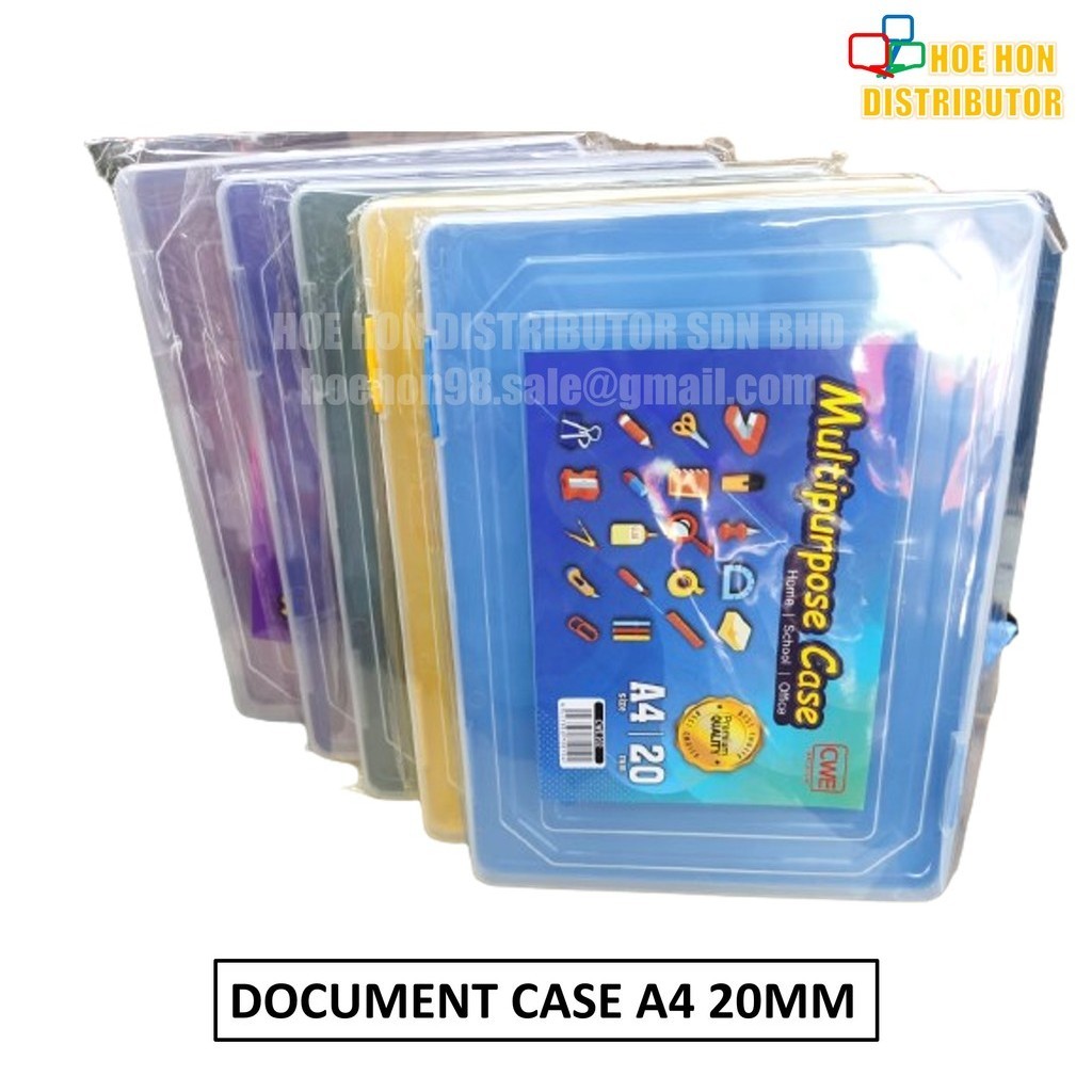 CWE Multipurpose Document Case A4 20mm Management Office Paper Holder ...