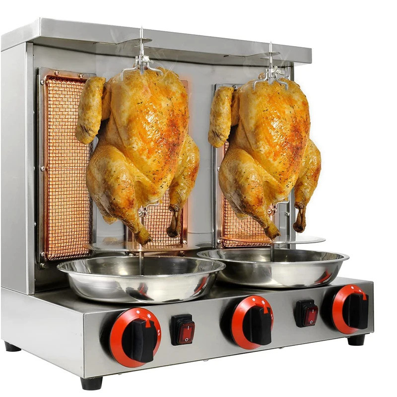 Stainless Steel Automatic Rotary Gas Barbecue Machine Commercial ...