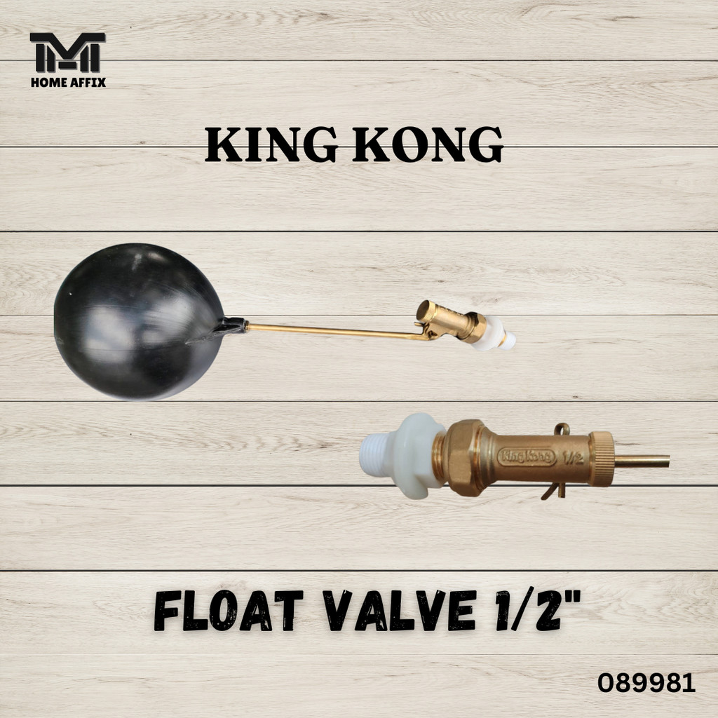 KING KONG Water Tank Float Valve | 1/2" to 1" Adapter | Stainless Steel Elbow Fitting Automatic ...