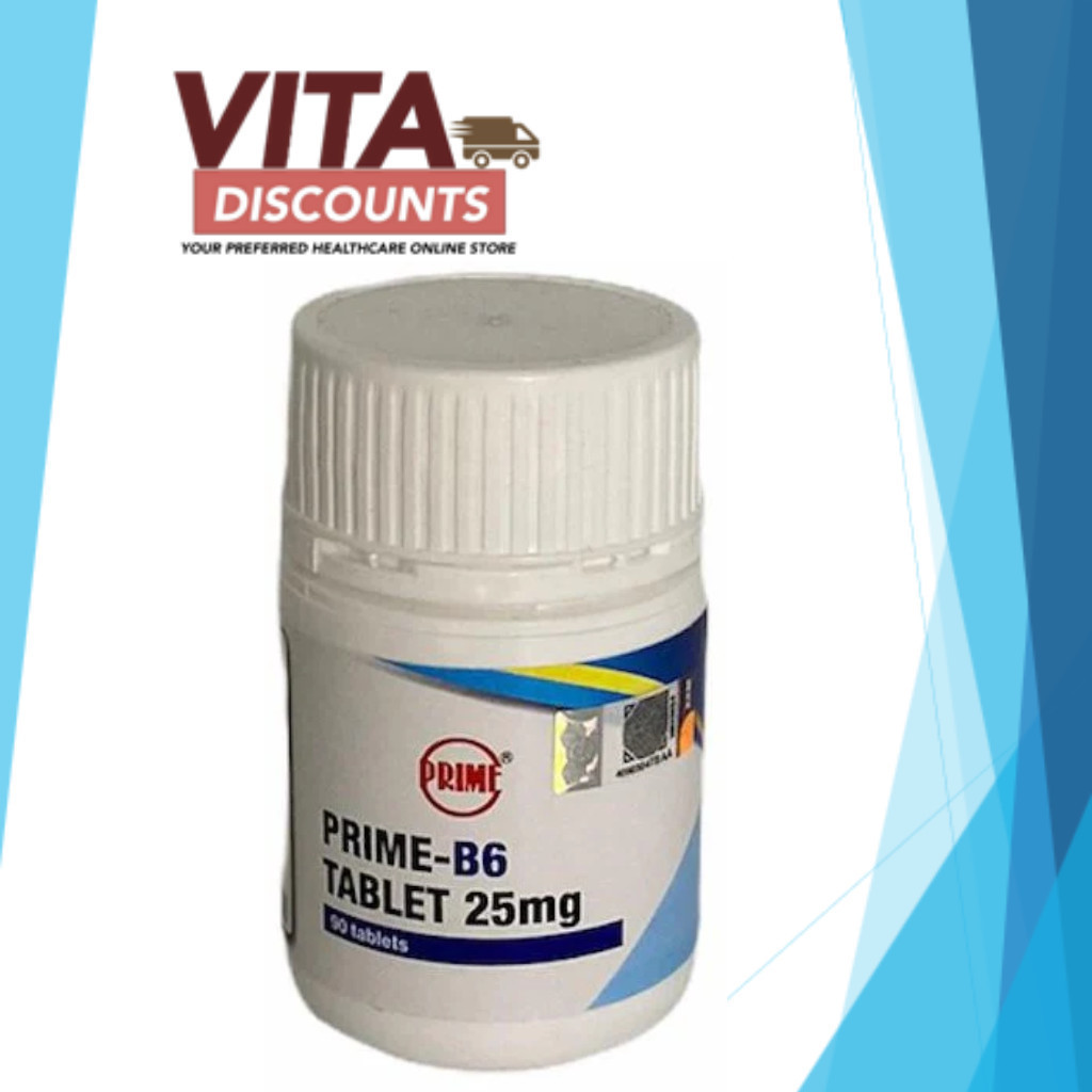 PRIME PRIME-B6 25MG TABS 90S EXP11/2027 | Shopee Malaysia