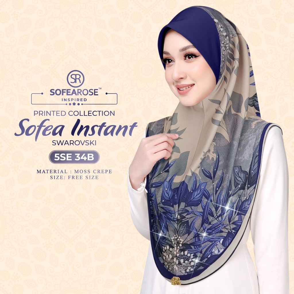 Ready Stock SE Sofearose Diamond Instant, Tudung Sarung Instant | Shopee Malaysia