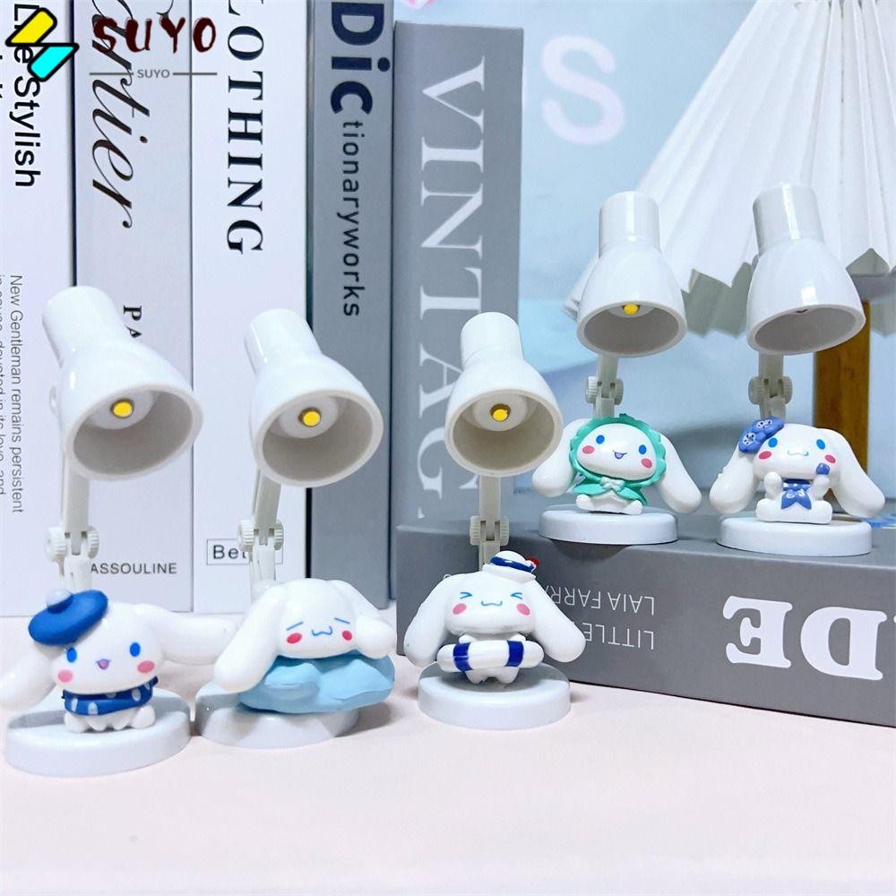 SUYO Small Table Lamp, Kuromi Cute Mini LED Sanrio Night Light, 2024 Birthday Gift Cinnamoroll ...