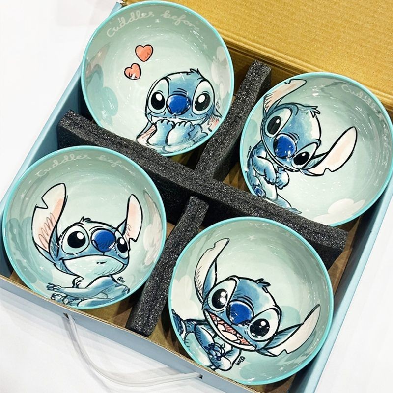 Shopee Official [Ready Stock Straight Shipping] Disney Stitch Rice Bowl ...