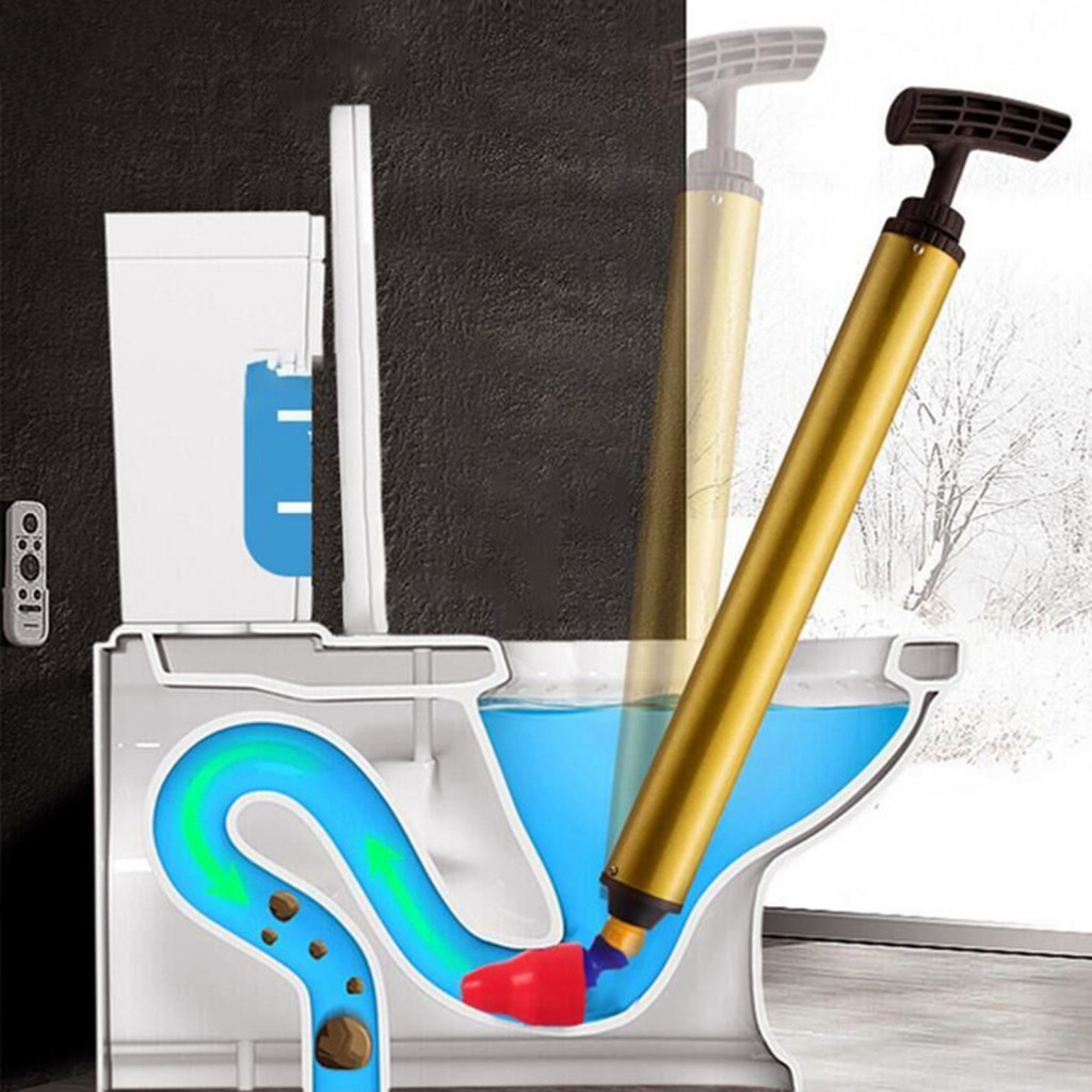 {doverywell} Ergonomic Handle Plunger High-pressure Toilet Plunger ...